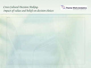 Cross Cultural Decision Making | PPT