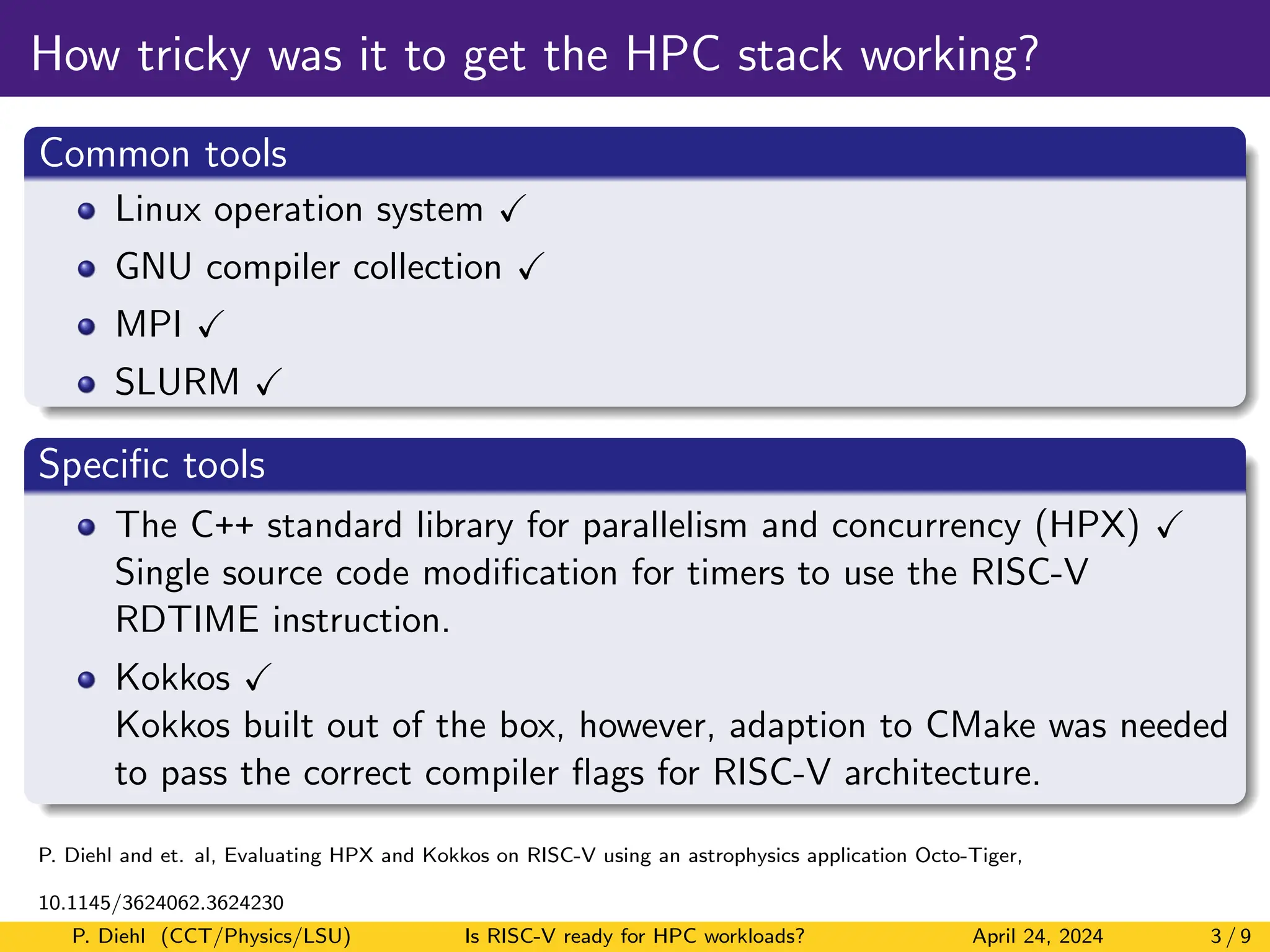 Is RISC-V ready for HPC workload? Maybe? | PPT