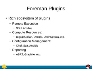 SaltStack Integration with Foreman (2016) | ODP