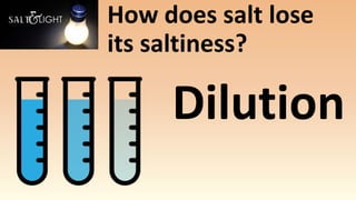 Salt & Light: You are the salt of the earth | PPTX