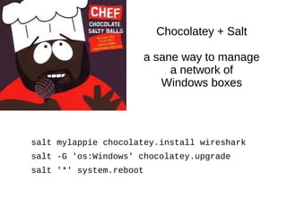 Configuration Management and Salt | PPT