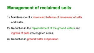 Salt affected soil | PPTX