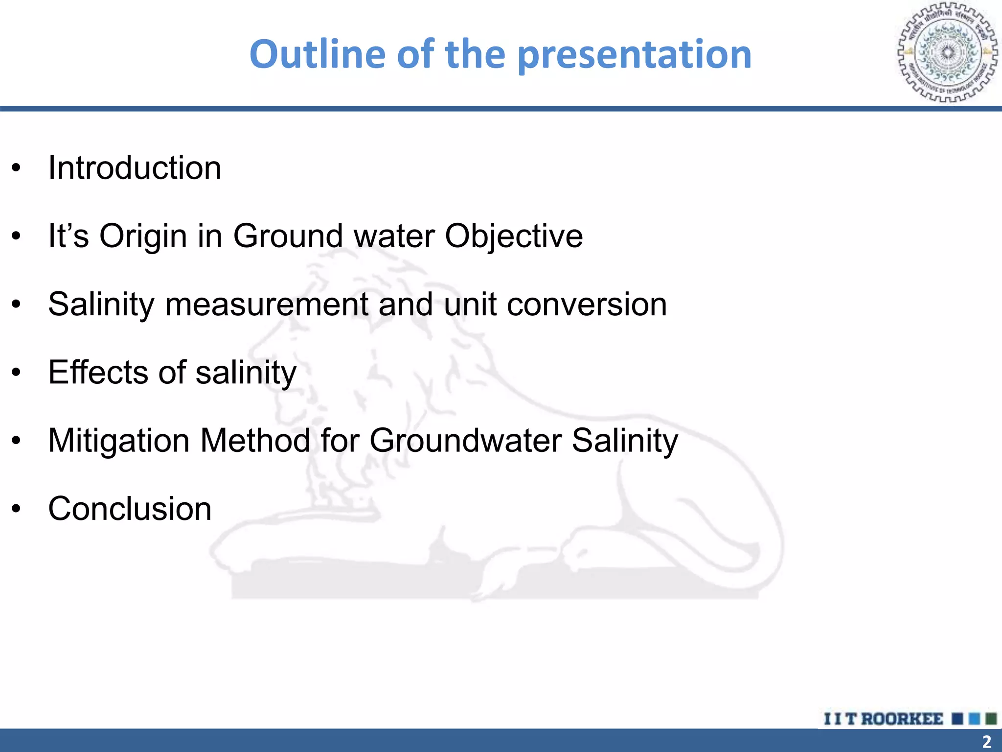 Salt groundwater-contaminant | PPTX