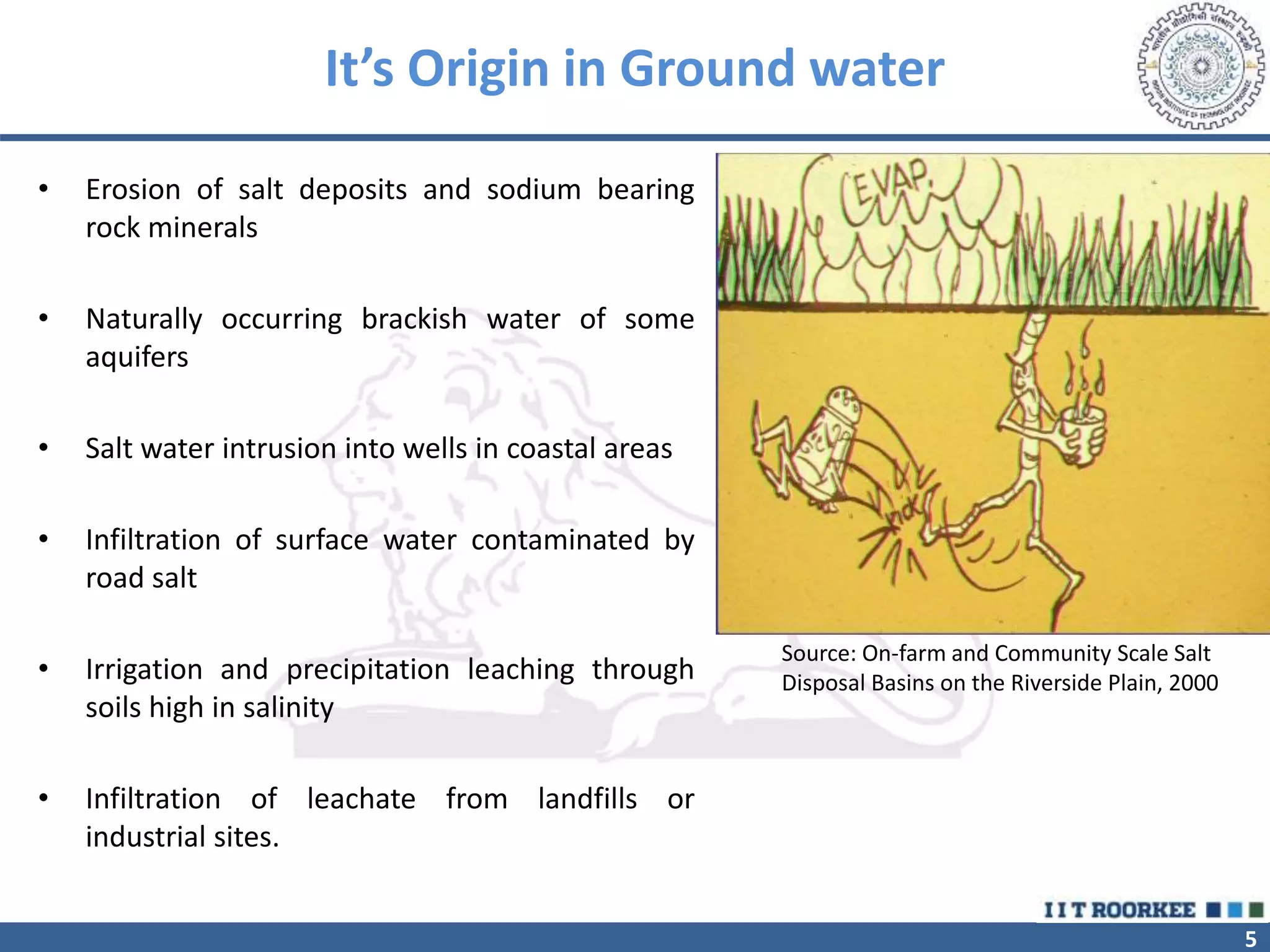 Salt groundwater-contaminant | PPTX