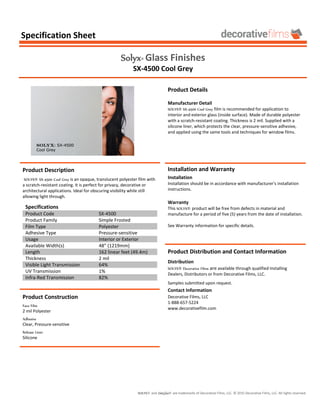 Salt lake-window-tinting-tint-sx-4500-cool-grey | PDF