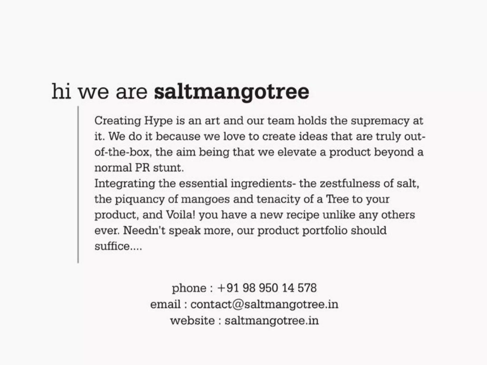 Salt mango-tree promotions | PDF