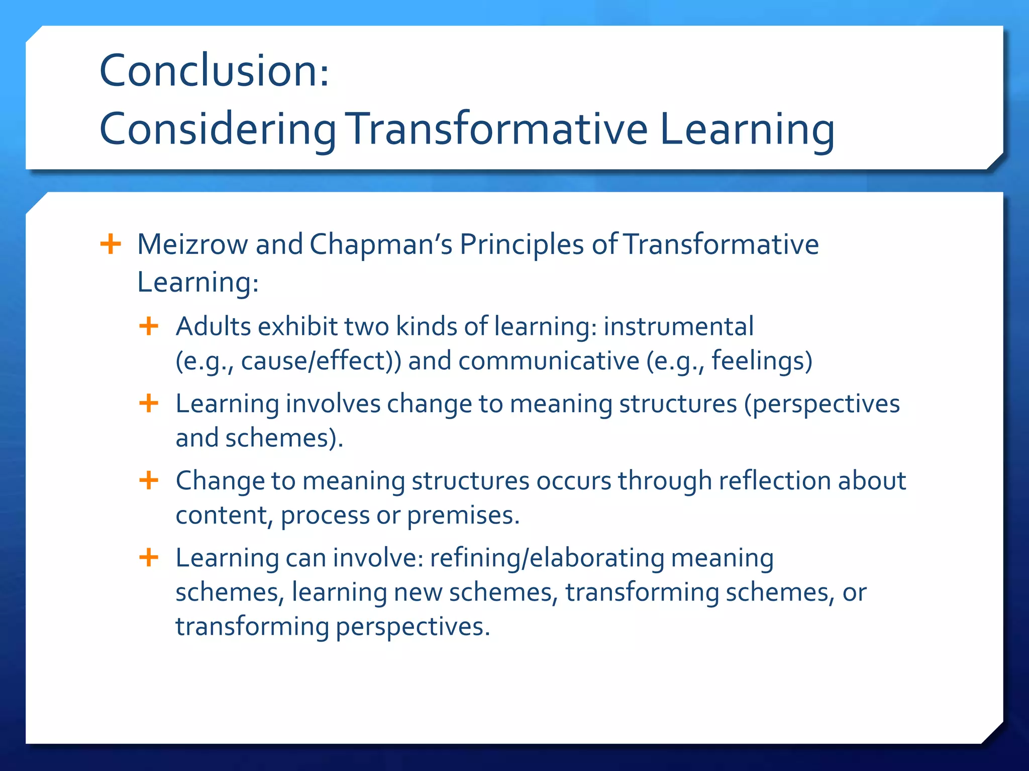 Adult Andragogy and E-learning | PPTX