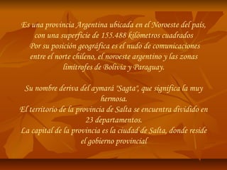 Salta | PPT