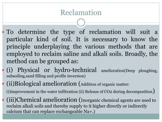 Salt affected soil(PG).ppt | Gardening | Home & Garden