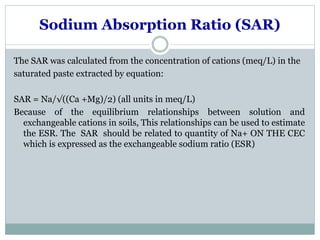 Salt affected soil(PG).ppt | Gardening | Home & Garden