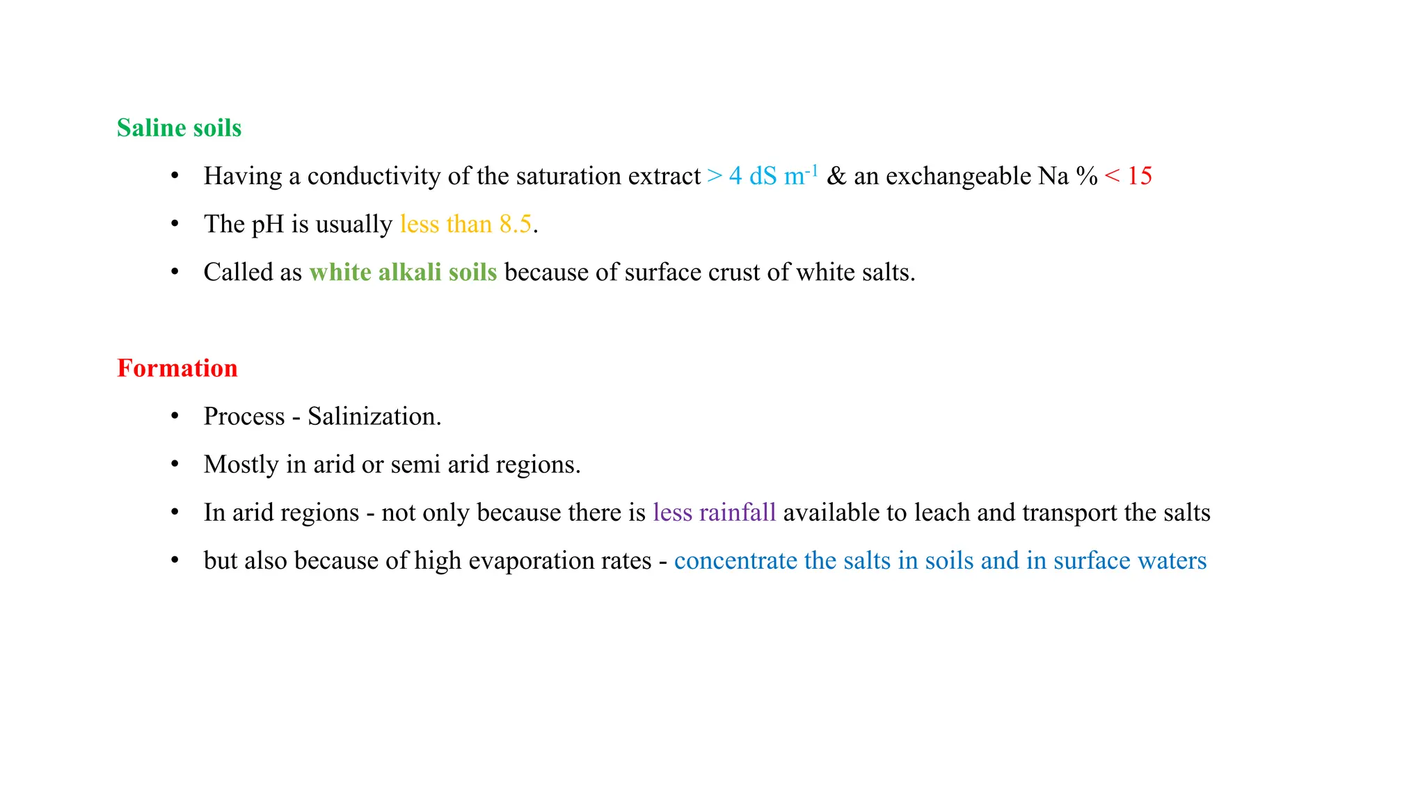 Salt affected soils for improvement of crops | PPTX