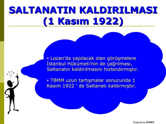 Saltanatin Kaldirilmasi | PPT