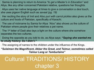 Salt and saffron chapter 2 and 3. | PPT