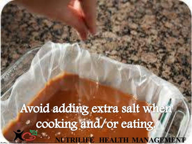 World Salt Awareness Week - Tips to reduce sodium | PPT