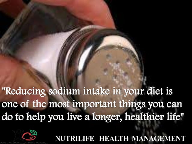 World Salt Awareness Week - Tips to reduce sodium | PPT