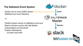 Bitfusion Saltconf16 - Seamless Docker Orchestration with SaltStack | PPT