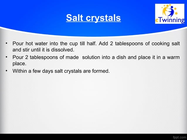 Salt cristals | PPT