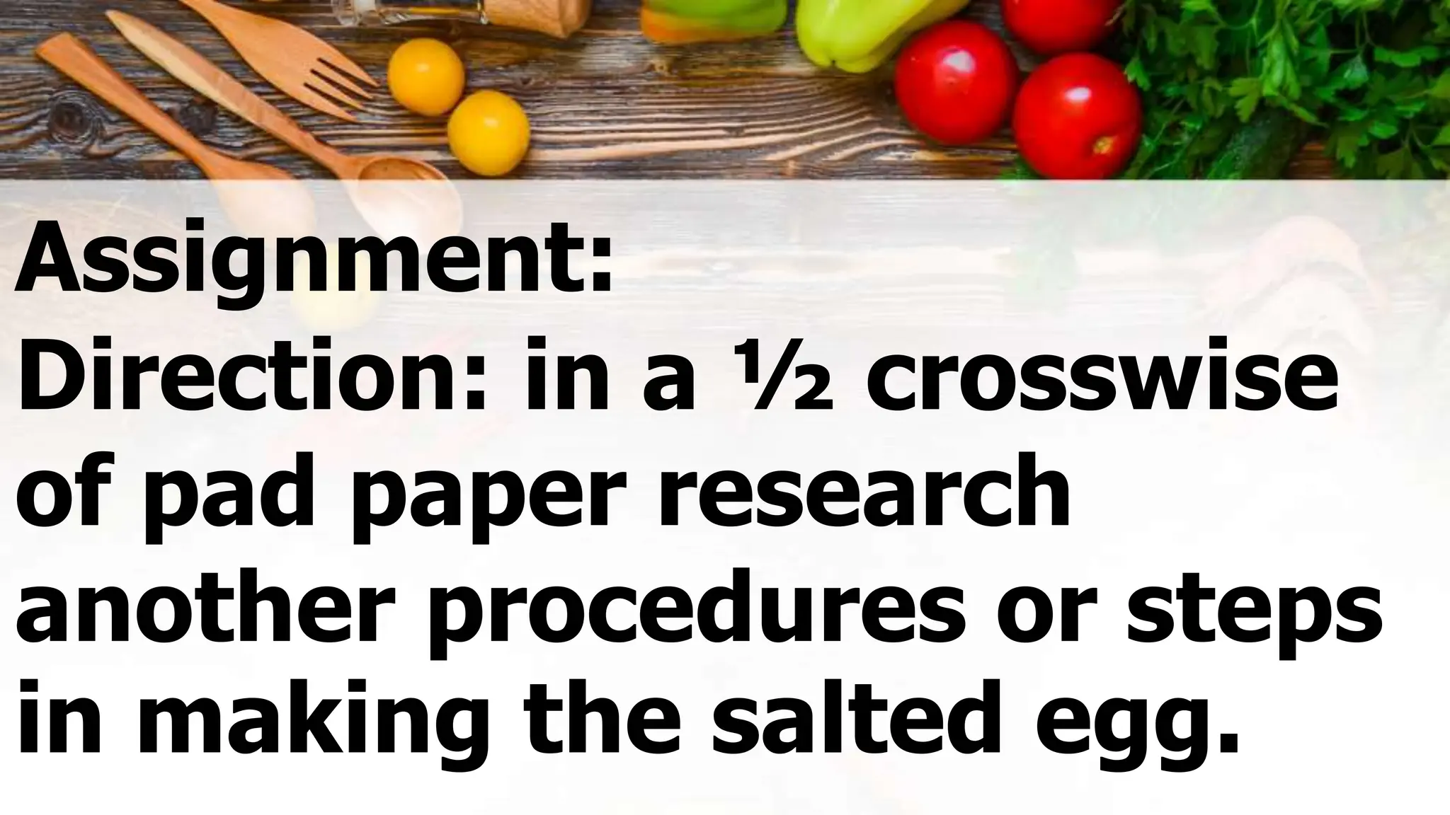 salted egg.pptx porcedure in making salted egg | PPTX