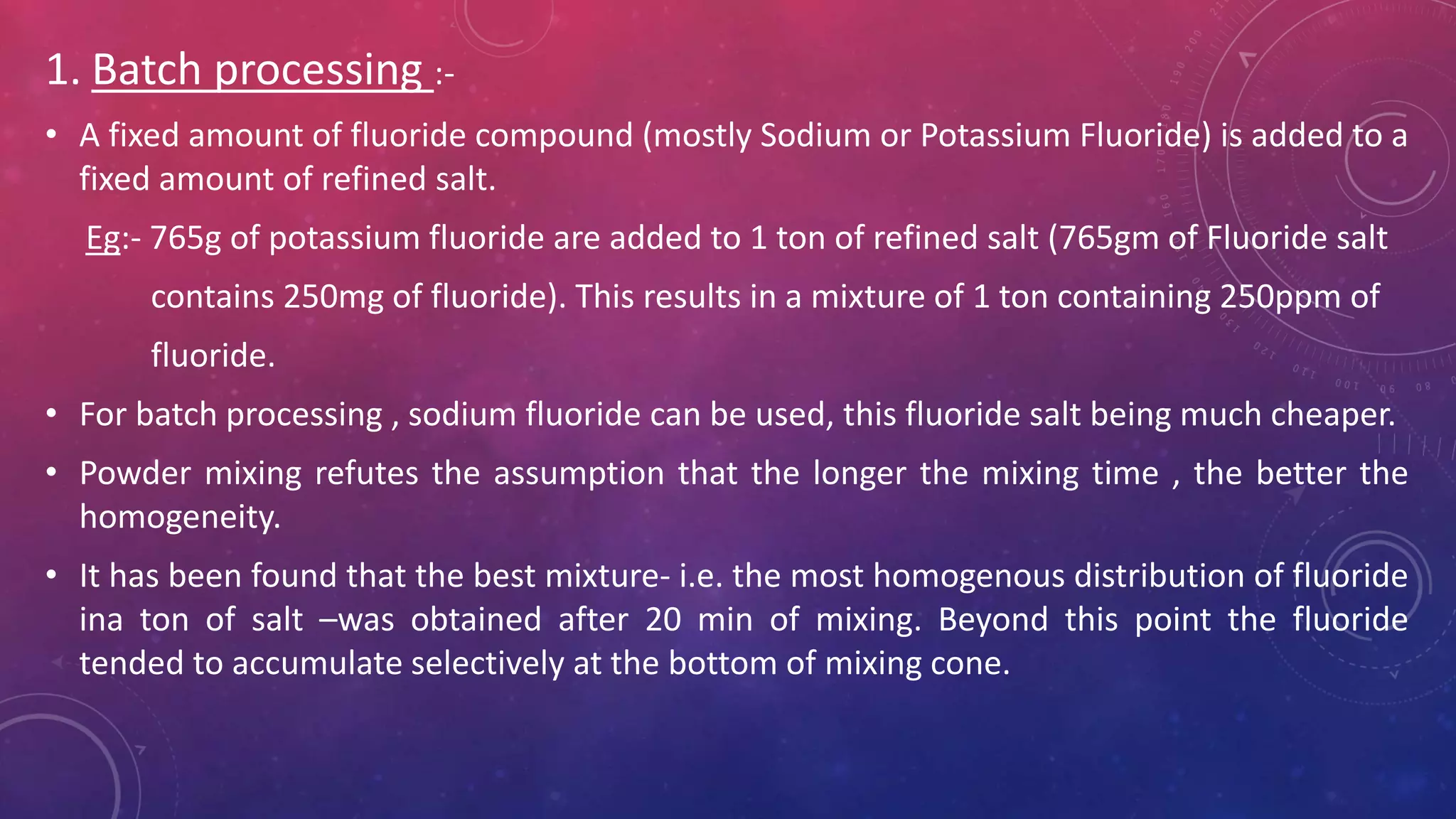 Salt fluoridation | PPTX