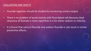 Salt fluoridation | PPTX