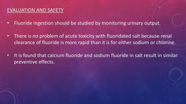 Salt fluoridation | PPTX