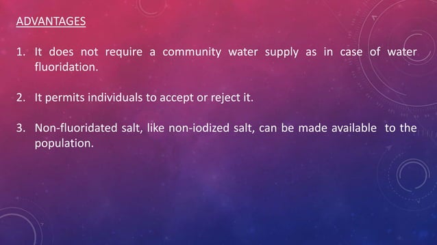 Salt fluoridation | PPTX