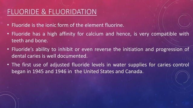 Salt fluoridation | PPTX