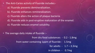 Salt fluoridation | PPTX