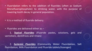 Salt fluoridation | PPTX