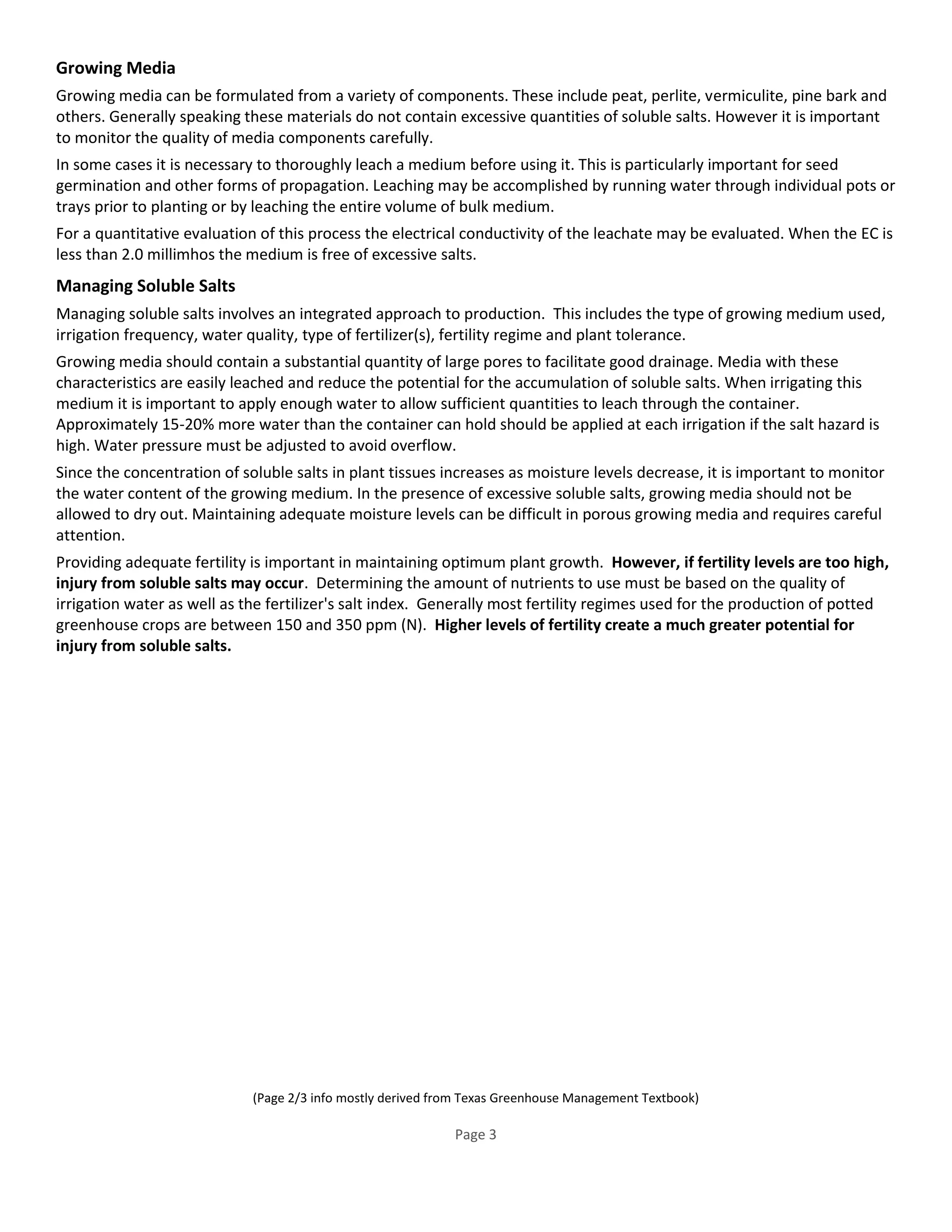 Salt Index - Liquid vs Granular Fertilizer | PDF
