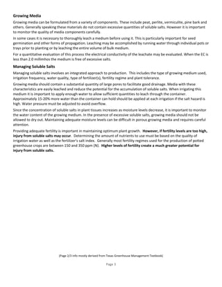 Salt Index - Liquid vs Granular Fertilizer | PDF