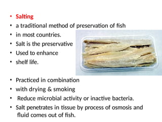 Salting of fish - Methods of fish preservation | PPTX