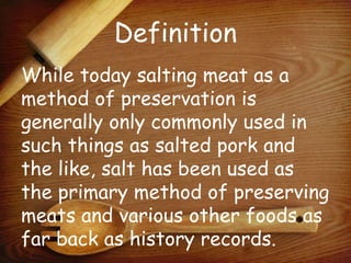 Salting method (6 pasay city b6,b13,g8,g13) | PPT