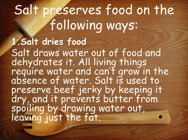 Salting method (6 pasay city b6,b13,g8,g13) | PPT