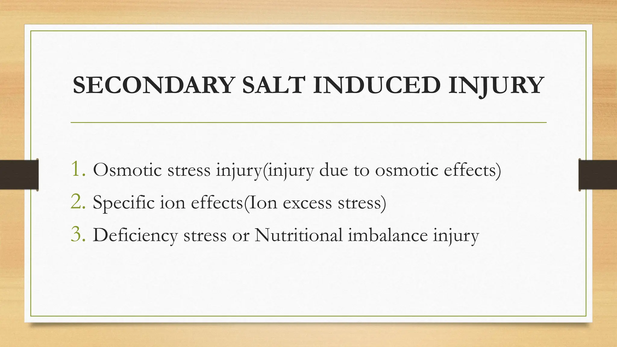 SALT INJURY from Problematic soils and water | PPTX