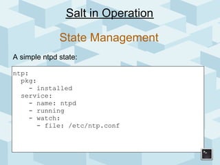 Sweetening Systems Management with Salt | PPT