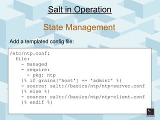 Sweetening Systems Management with Salt | PPT