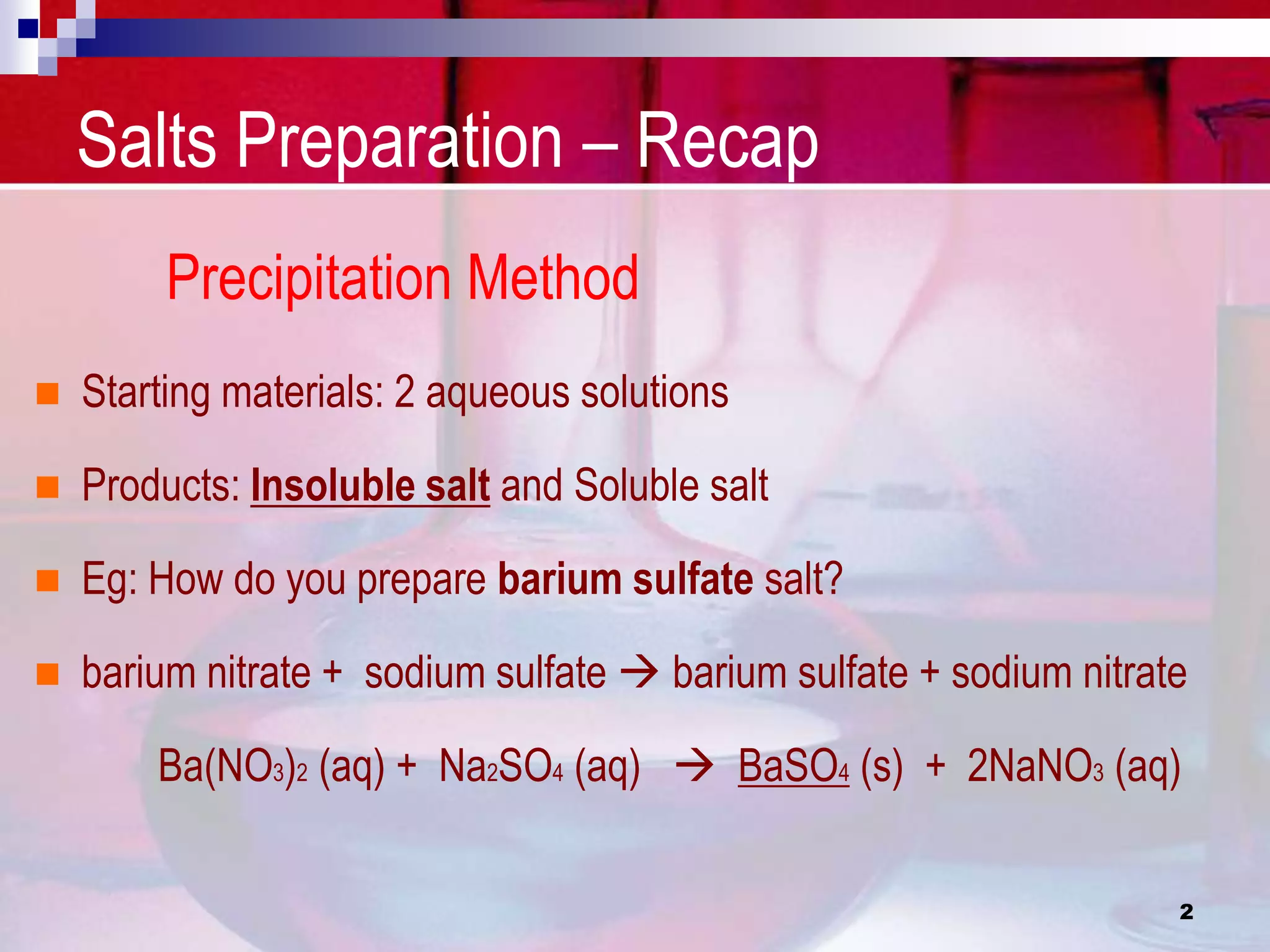 Salt preparation by titration | PPTX