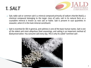 Salt presentation department of science and technology philippines | PPTX