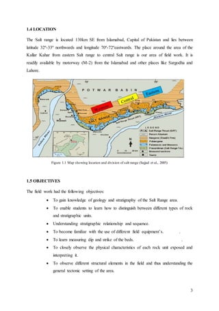 Salt range field report | DOCX | Geography | Science