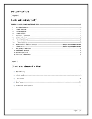 eastern salt range field report | PDF