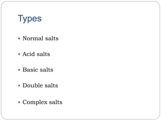 Salts | PPTX