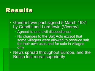 Salt satyagraha | PPT