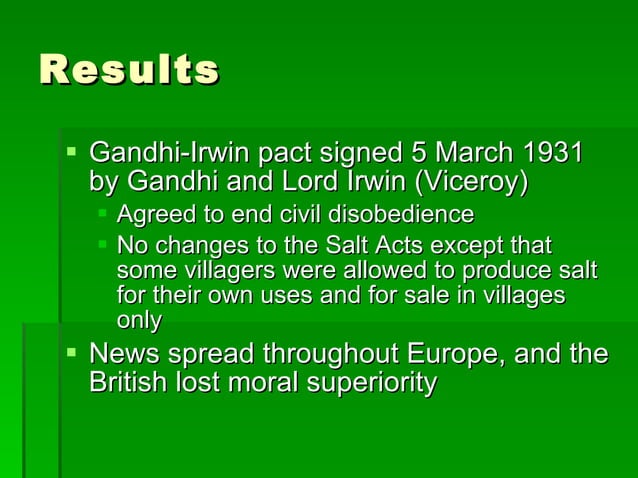 Salt satyagraha | PPT