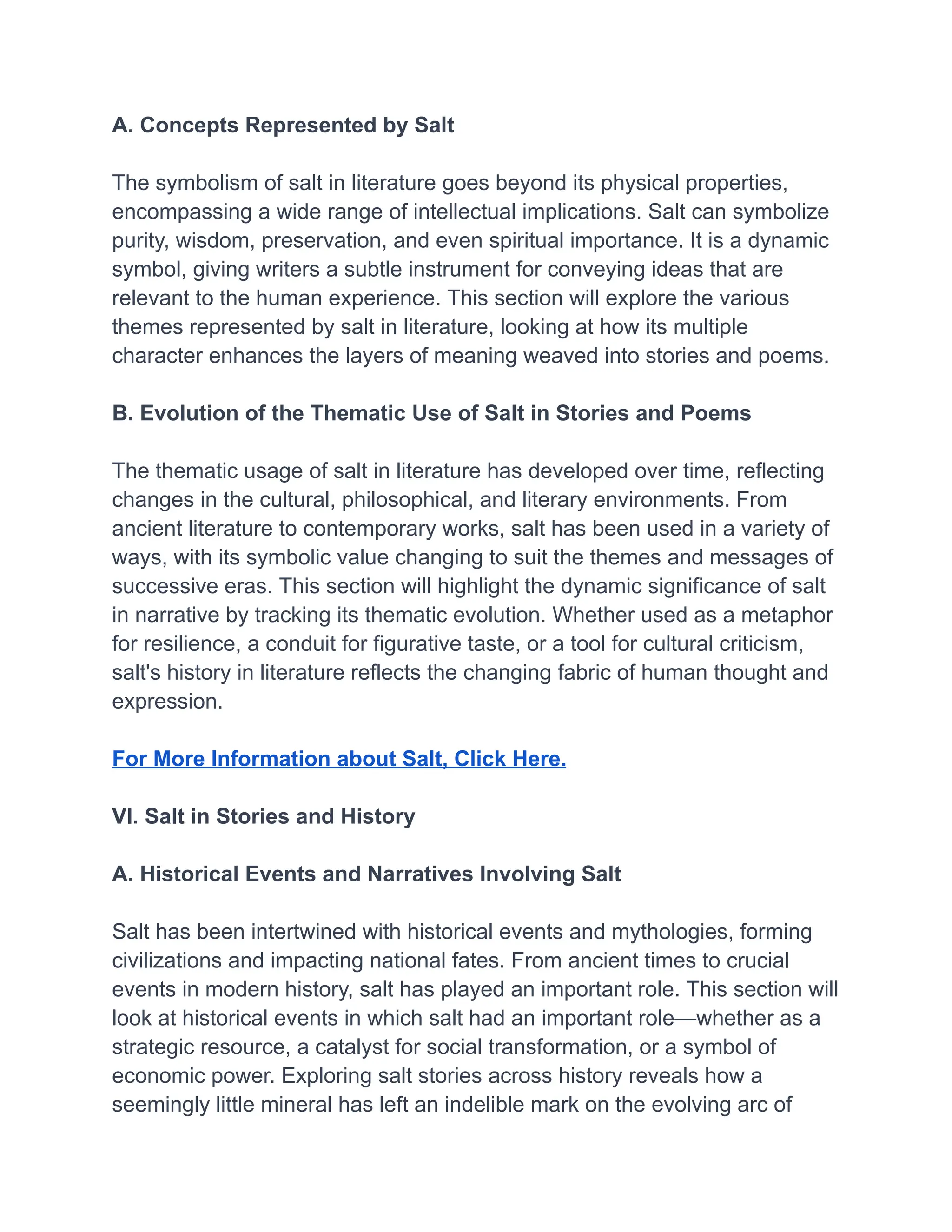 Salt's Literary Legacy: Symbolism, Bible Verses, and Famous Quotes | PDF