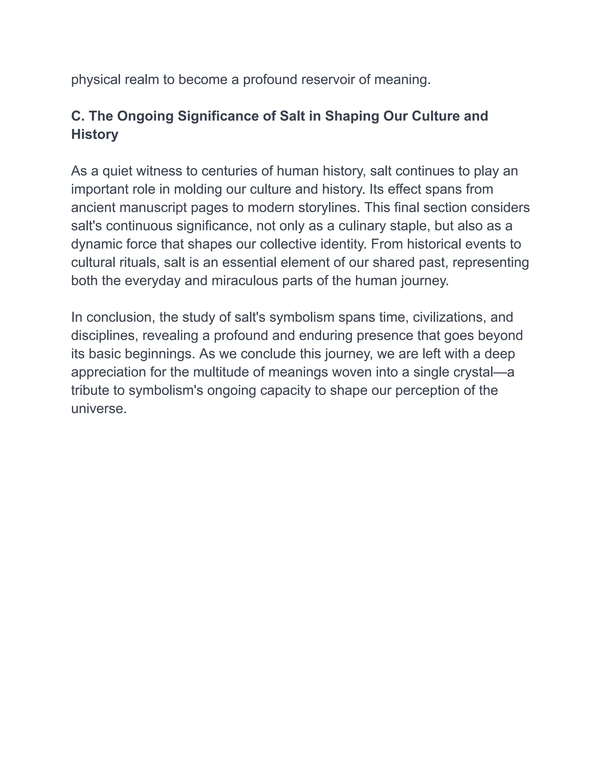 Salt's Literary Legacy: Symbolism, Bible Verses, and Famous Quotes | PDF