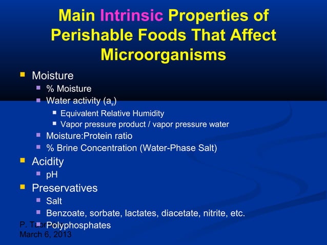 Salt, Sodium Reduction, and Food Safety | PPT | Chemistry | Science