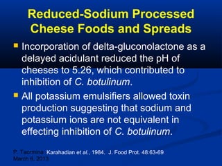 Salt, Sodium Reduction, and Food Safety | PPT