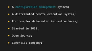Introduction to SaltStack | PDF