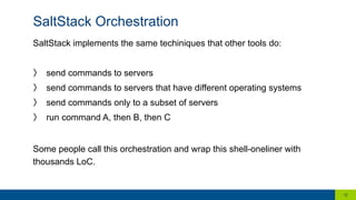 Saltstack - Orchestration & Application Deployment | PPT